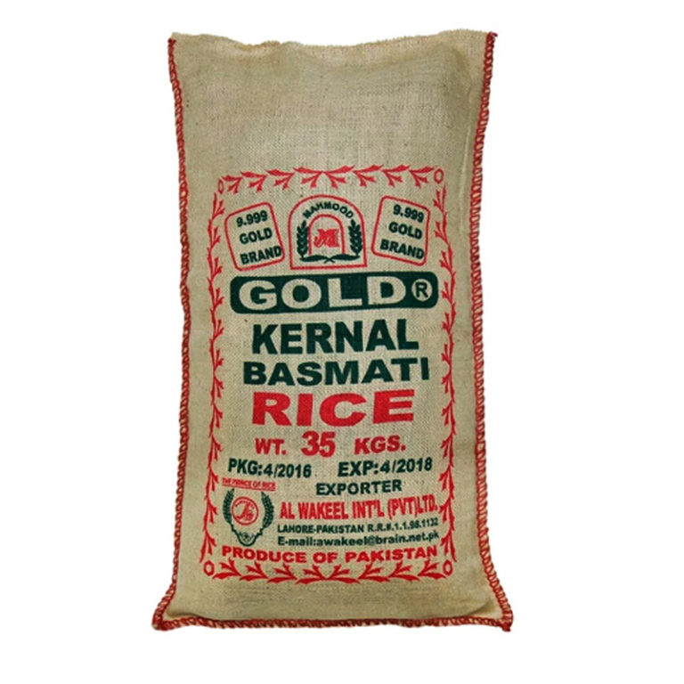 GOLD KERNAL BASMATI RICE – 35KG | Mahmood and Sons